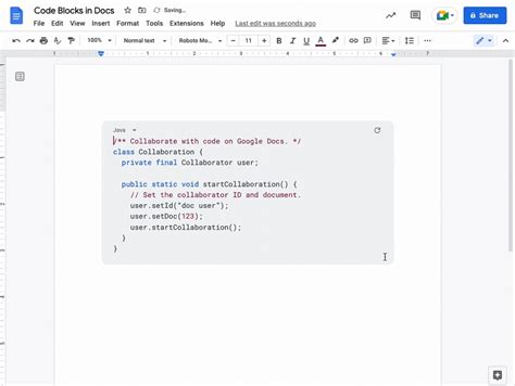 Легке форматування та відображення коду в Google Docs