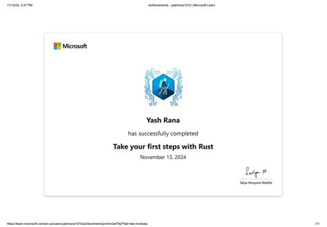 Yash Rana On Linkedin Rust Programming Microsoftlearn