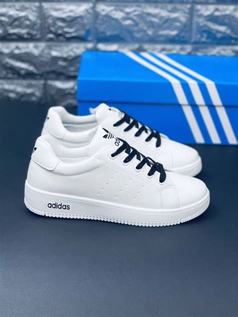 Мужские кроссовки Адидас Белые кожаные кросовки Adidas Stan Smith: 1 ...