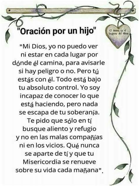Oración Por Perder Un Hijo Oración Para Un Hijo Ausente