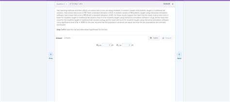 Solved Step 1 Of 4 State The Null And Alternative Chegg Com