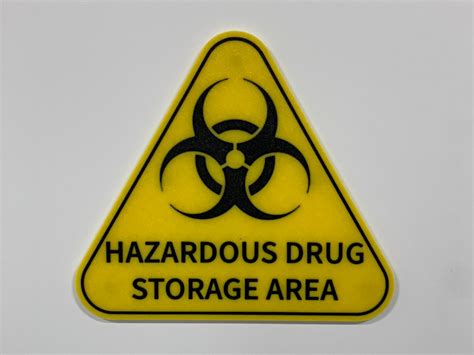 Hazardous Drug Sign By Xastazeropestic Makerworld Download Free 3d Models