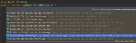 Spring Security 授权体系结构authorizationmanager Spring Security Csdn博客