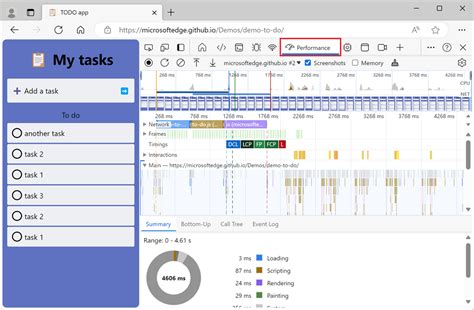 ユーザー フローを記録および再生し、パフォーマンスを測定する Microsoft Edge Developer Documentation