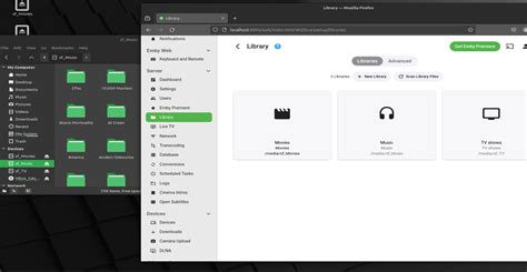 linux mint vm can see smb shares but will not scan library files