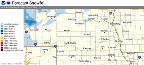 Nebraska State Weather Graphics