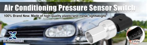 Amazon.com: X AUTOHAUX Air Conditioner A/C Pressure Sensors Switch ...