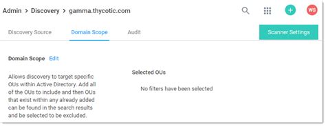 Enabling Specific Ou Domain Discovery