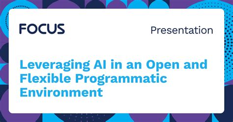 leveraging ai in an open and flexible programmatic environment
