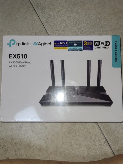 Tp Link Ex510 Ax3000 Dual Band Wi Fi 6 Router Computers And Tech Parts And Accessories Networking