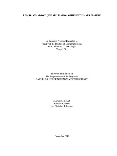 Thesis Pdf Android Operating System Application Software