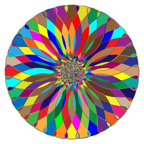 Circular Multicolor Element Color Wheel Color Palette With Un Stock