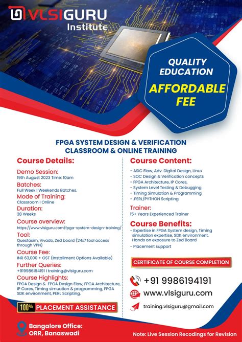Vlsiguru Training Institute On Linkedin Fpga Vlsidesign Training