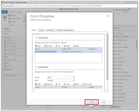 Add Notification To Entity Form Mscrm Guru