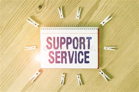 Handwriting Text Writing Support Service Concept Meaning Activity For Execution Of A Product Or