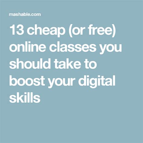 13 Cheap Or Free Online Classes To Boost Your Digital Skills