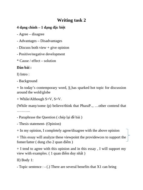 Writing Task 2 Pdf