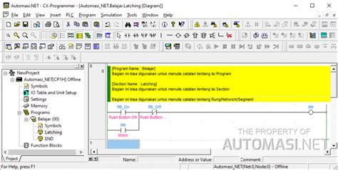 Pengenalan Fitur Cx Programmer Dari Plc Omron • Automasinet