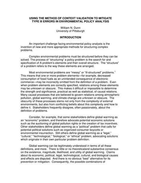 pdf using the method of context validation to mitigate type iii