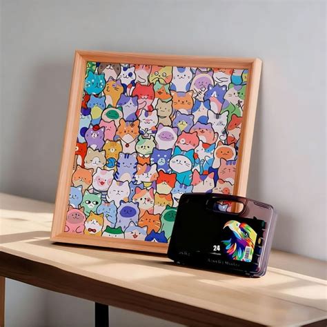 Wooden Coloring Puzzle 2026 New Creative 3d Cat Coloring Block Puzzles