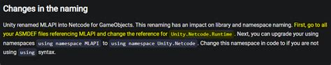 Migrating From Mlapi To Netcode For Gameobjects I Dont Understand This Part Of The Instruction