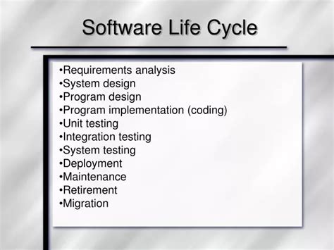 PPT Software Life Cycle PowerPoint Presentation Free Download ID 305337