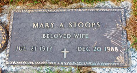 Mary Alice Kuhns Stoops 1885 1960 Mémorial Find A Grave