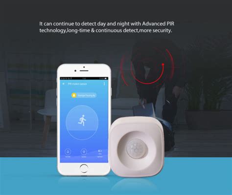 PIR Motion Sensor Battery Powered Zigbee Myretail Lk