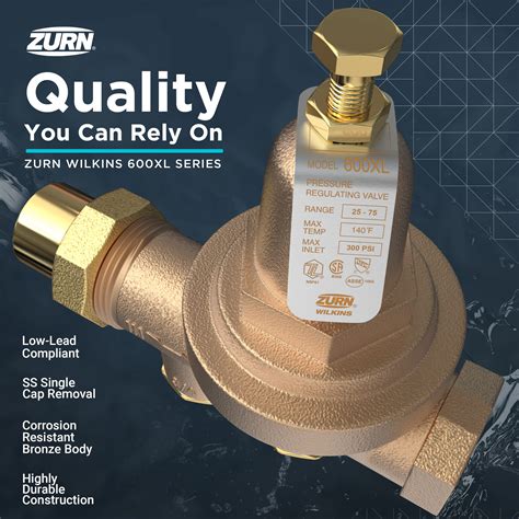 Mua Zurn Wilkins 114 600xlhr 1 14 600xl Pressure Reducing Valve With Spring Range From 10 Psi