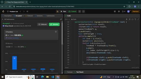 leetcode problemsolving binarytree codingjourney abhay dwivedi