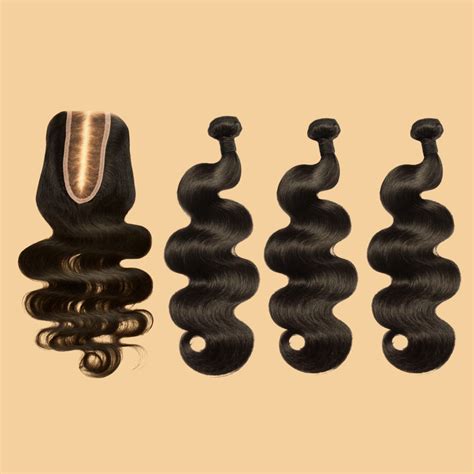 Hd Lace Closure Bundle 3 Bundles 2x6 Closure Virgin Human Hair