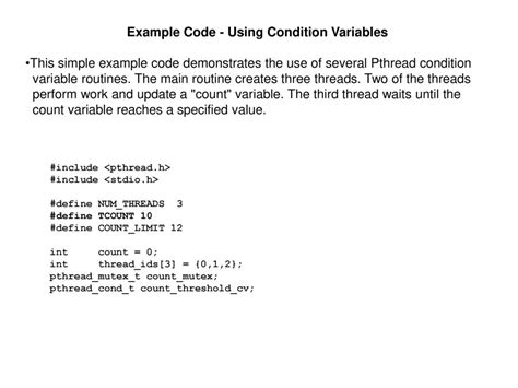 Pthreads These Notes Are From Llnl Pthreads Tutorial Ppt Download