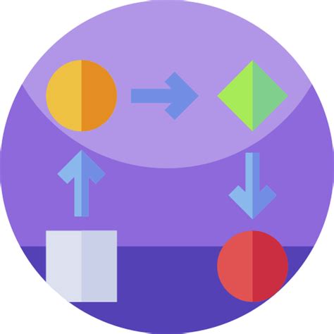 Workflow Geometric Flat Circular Flat Icon