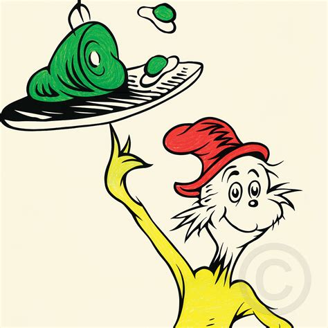 Green Eggs And Ham 50th Anniversary Print — The Art Of Dr Seuss