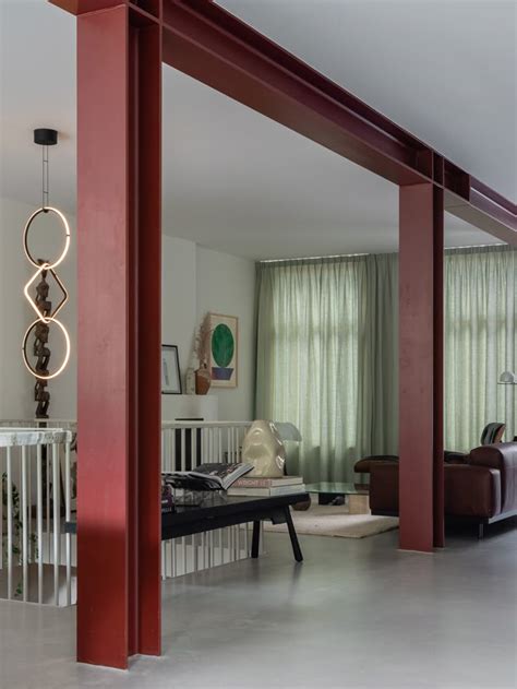 House With Four Columns Created By Unknown Architects In Amsterdam