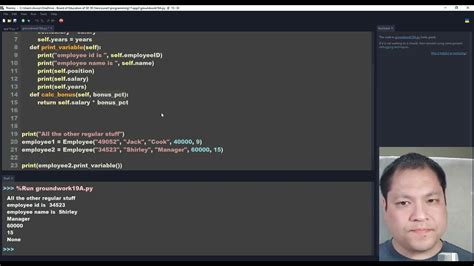 Python Level 1 Groundwork 19a Classes Youtube