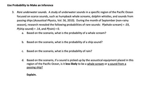 Solved Use Probability To Make An Inference Rare Chegg