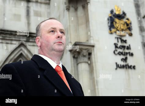Driver Barry Beavis From Chelmsford Essex Outside The Royal Courts