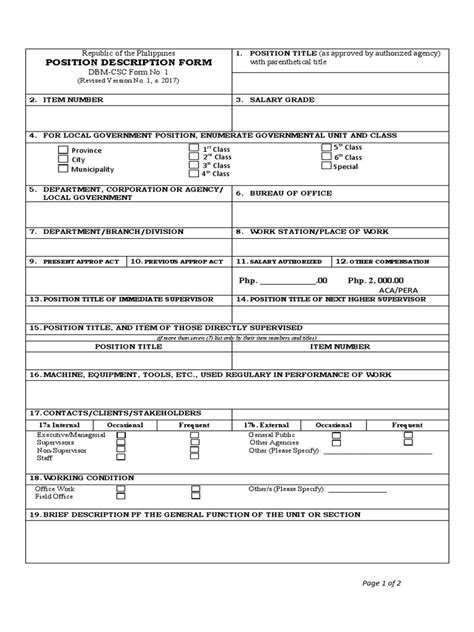 Cs Form 1 Revised Pdf