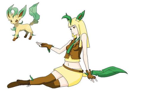 Leafeon Gijinka Original Design By Dolphinz514 On Deviantart