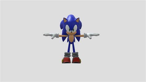 Modern Sonic Model From Sonic Speed Simulator Download Free 3d Model By Sonic The Hedgehog