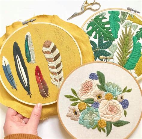 🍁🌿แบบลายปักใบไม้ C Craft Lanna ผ้าม่านผ้าฝ้าย สไตล์ล้านนา