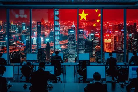 Premium Photo Interior View Of Building With Chinese State Sponsored Hackers Working