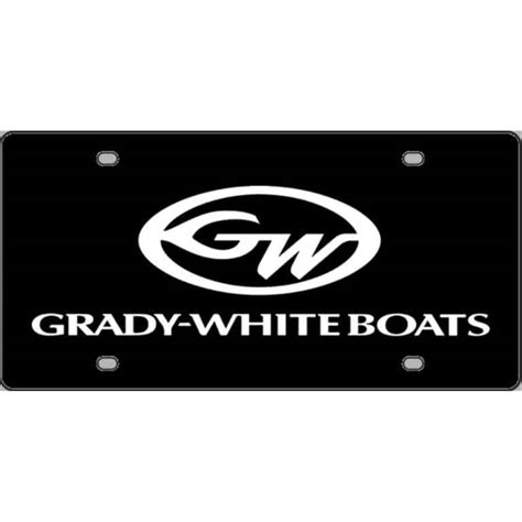 Grady White Boats License Plate Aluminum Novelty License Plate