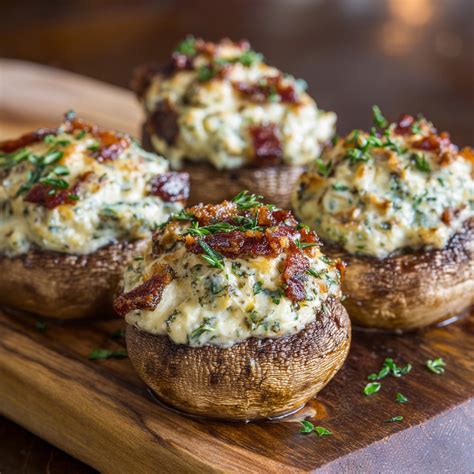 Creamy Stuffed Mushrooms Savory And Tasty