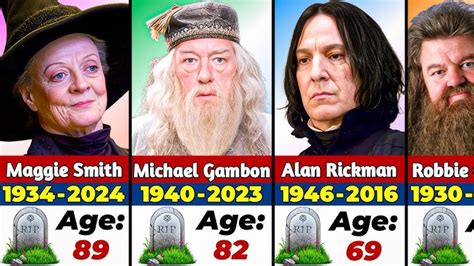 Harry Potter Actors Who Died 2023 60 Photos Moonagedaydreamfilm