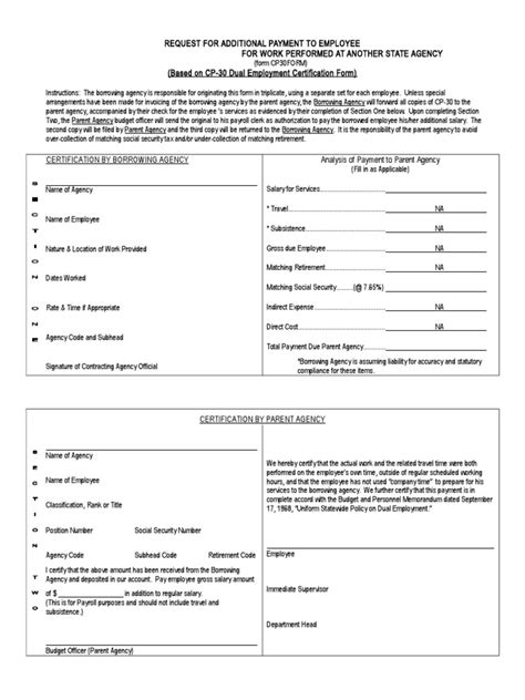 Cp30 Form Pdf Payroll Social Security United States