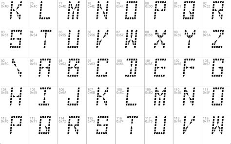28 Segment Led Display Windows Font Free For Personal Commercial