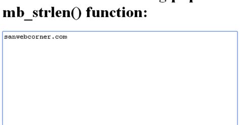 Simple Character Counter Using Php