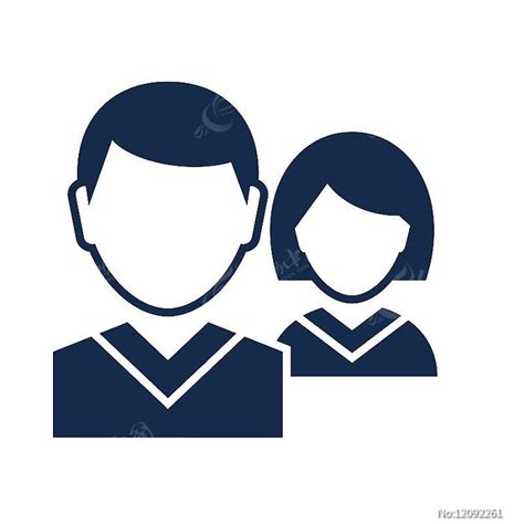 Icon人像男女同学同事图标图片下载红动中国